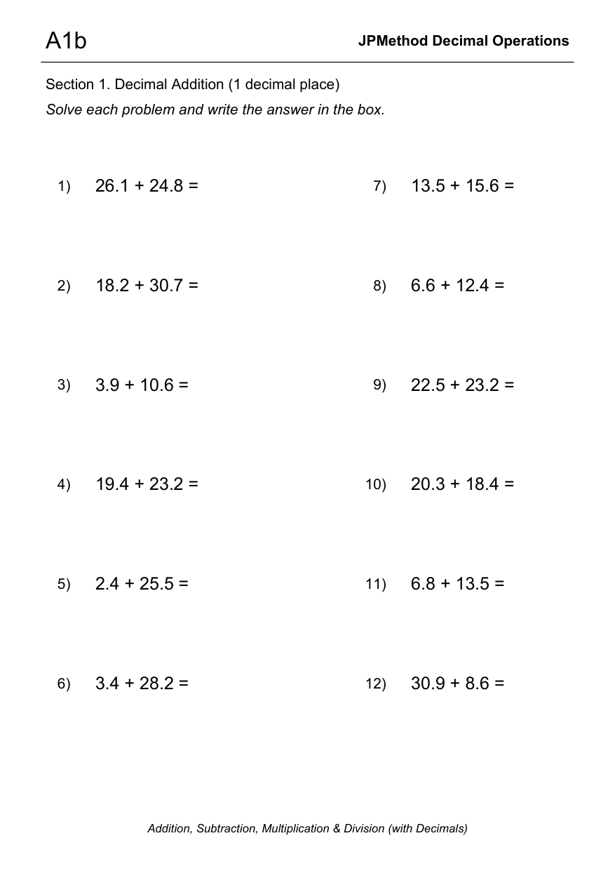 JPMethod Educational Workbooks
